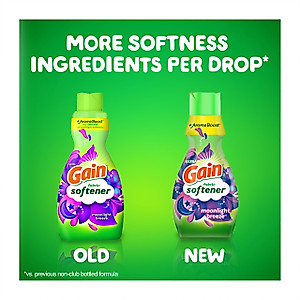 Gain Fabric Softener, Moonlight Breeze, 35 fl oz (4 Pack)