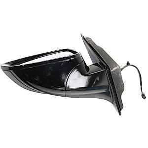 Kool Vue Driver Side Power Heated Mirror for Chrysler 200 2015-2017 Without Signal Light, Blind Spot Monitor, Memory, Puddle Lamp & Auto-Dimming Paintable
