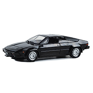 1984 Lambo Jalpa P3500 Black Rocky IV (1985) Movie Hollywood Series 1/43 Diecast Model Car by Greenlight 86638