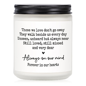 Shqiueos Sympathy Gifts for Loss of Loved One, Memorial Gifts Lavender Scented Candle 7Oz, Bereavement Gifts, Thinking of You, Grief Gifts, Funeral Comfort Condolence Remembrance Christmas Gifts