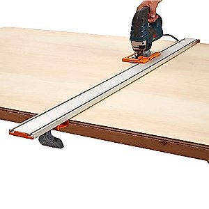Bora Jigsaw Guide For WTX or NGX Clamp Edge. Use for making Straight Cuts & As A Steady Guide for your Jigsaw -542009