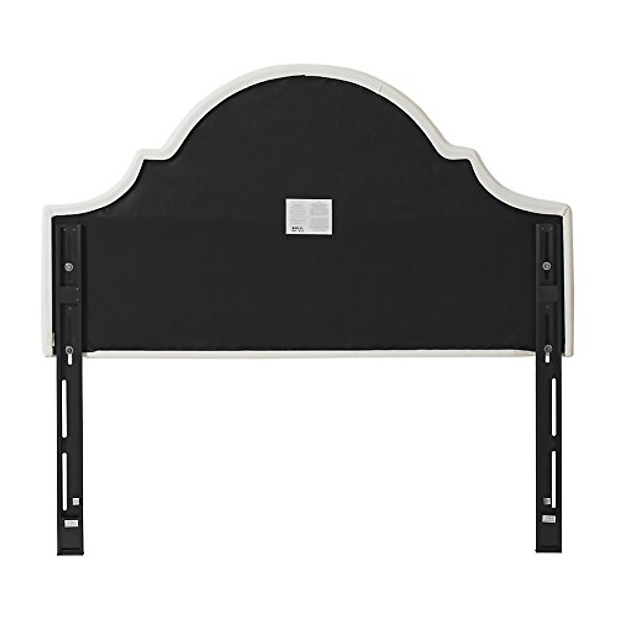 Jennifer Taylor Home Catherine Upholstered Queen Headboard, Antique White Woven