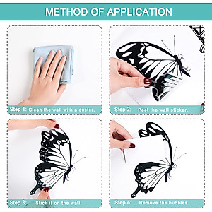 Gueevin 2 Sheets Paris Tower Wall Stickers Eiffel Tower Wall Sticker Decal Removable Paris Tower Wall Decor for Bedroom Living Room Sofa Backdrop TV Wall Romance Decoration