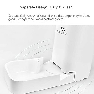 Marchul Cat Dog Feeder and Waterer Pet Self-Dispensing, Automatic Cat Feeders, Cat Food Dispenser, Gravity Food Feeder and Waterer Set with Pet Food Bowl for Pets Puppy Kitten (Feeder+Waterer)