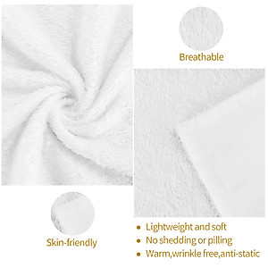 JASMODER Horse with Wreath Throw Blanket for Girls Warm Ultra-Soft Micro Fleece Blanket for Bed Couch Living Room