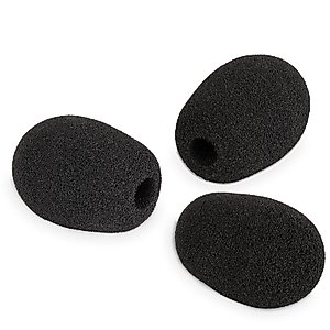 LEFXMOPHY Pop Filter Replacement for Turtle Beach Game Headset Microphone Windscreen Mic Boom Foam Cover, 3-Pack