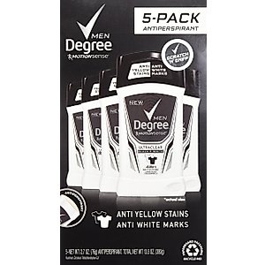 Degree Men Adrenaline Series Antiperspirant & Deodorant 2.7oz 5pack +1.7oz extra