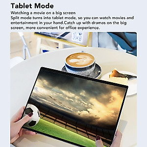 Yunseity Laptop 2 in 1 Touchscreen 12.3 Inch, 16GB RAM 512GB / 1TB SSD Business Laptop with Magnetic Keyboard, 2880x1920 2.4GHZ 5GHZ WiFi Laptop for Windows 11 (16+1TB US Plug)