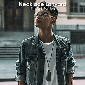 GELVTIC Leather Vape Holder Pouch Necklace Lanyard, Protective Case Cover for Vape Device Electronic Cigarette, Vape Carrying Case Bag Pocket (Green)