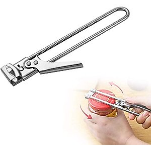 Master Opener Adjustable Jar & Bottle Opener, Adjustable Multifunctional Stainless Steel Can Opener Jar Lid Gripper, Manual Jar Bottle Opener Kitchen Accessories (1PCS)