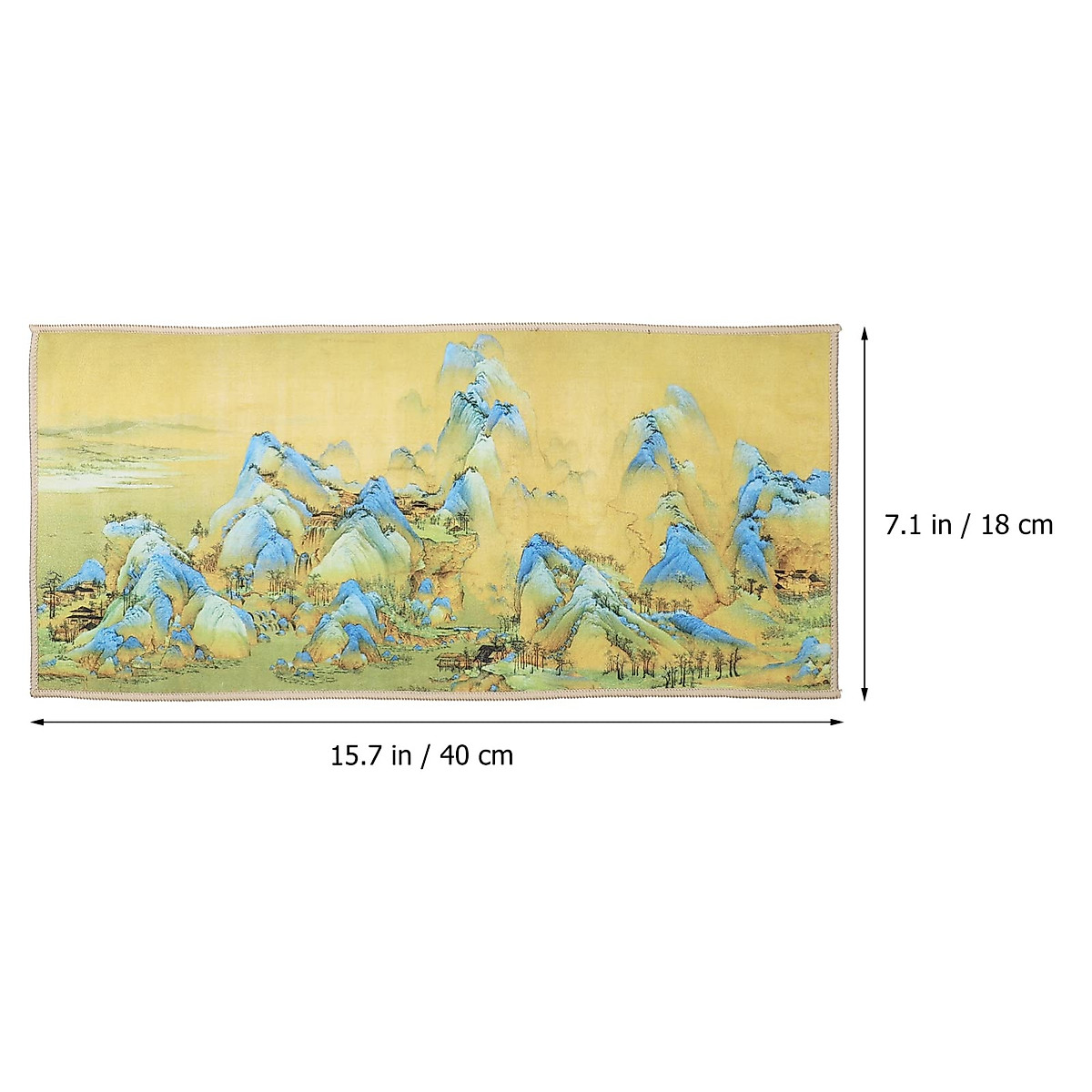 Hemoton 2pcs Tea Mat Tea Cloth Tea Ceremony Mat Coffee Bar Mat Tea Towels Kitchen Teaware Towel Suede Towel Absorbent Cleaning Towels Teacup Towel Household Coral Fleece Quick Dry Cloth