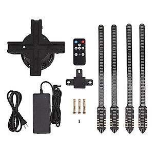 FTVOGUE 96W 3D Hologram Advertising Display Glasses Holographic Fan for Commercial Shop Signs Bars Casinos Parties