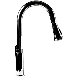 ALFI brand ABKF3480-PC Kitchen Faucet, 15.25"H, Polished Chrome