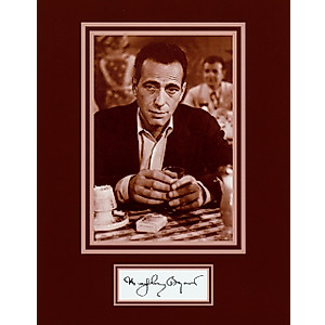 Kirkland Signature Humphrey Bogart, 8 X 10 Photo Display Autograph on Glossy Photo Paper