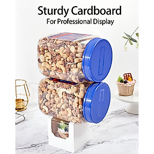 Happyhiram Cupcake Boxes 50 Pcs White Individual Cupcake Box, Single Cupcake Containers Cardboard Holders with Inserts and Window for Muffins Cocoa Bombs Packaging Togo Boxes for Birthdays Showers Party Favors Packing