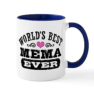 CafePress World's Best Mema Ever Mug Ceramic Coffee Mug, Tea Cup 11 oz