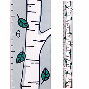 Birch Tree Growth Chart for Wall, Wooden Growth Chart for Kids Height Measurement for Wall, Child Height Wall Chart, Kids Height Wall Chart, Nursery Wall Decor, Wall Growth Tracker, Child Room Decor