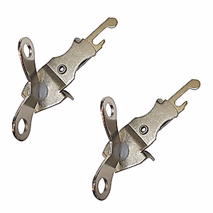 Chef Craft Set of 2 Compact Butterfly Mini Size Can and Bottle Openers, Nickel Plated Steel, 4", Silver