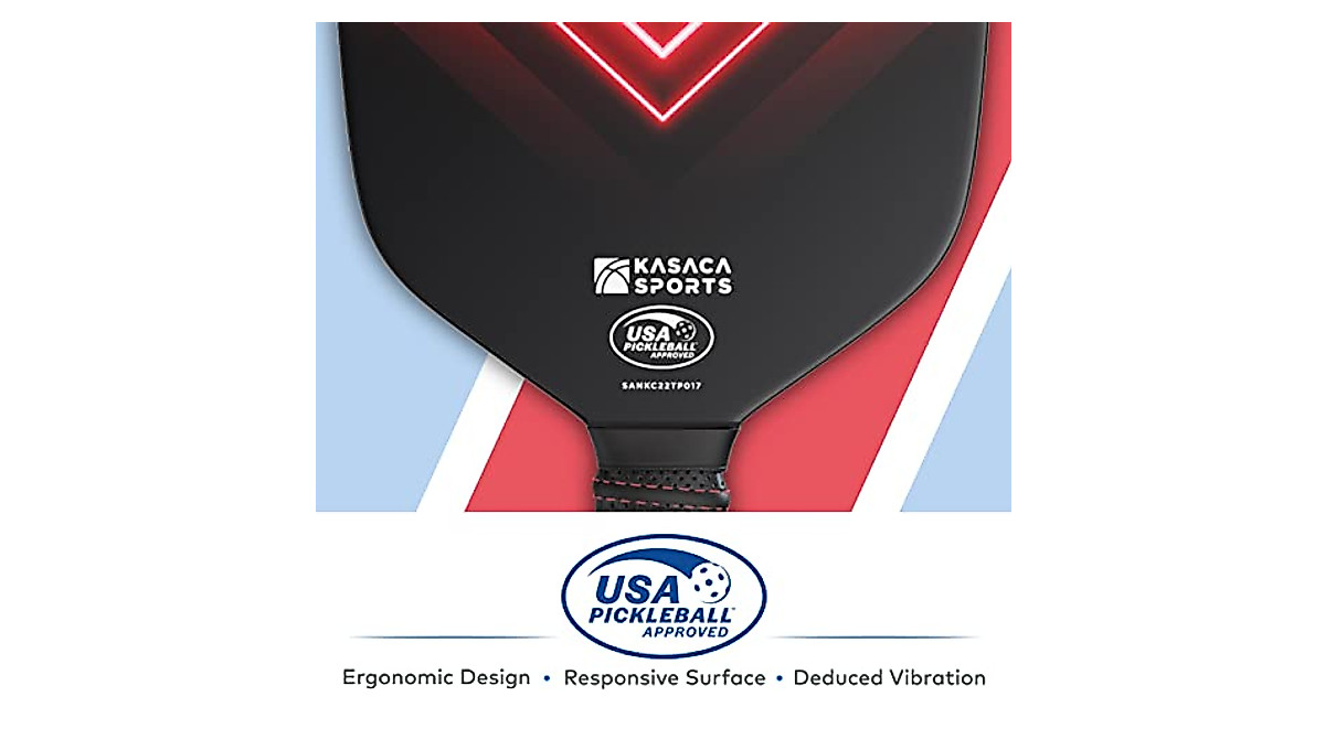 Kasaca USAPA Carbon Fiber Pickleball Paddle - Edgeless Design