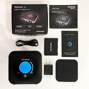 Netgear Nighthawk MR1100 4G LTE Mobile Hotspot Router (AT&T GSM Unlocked)(Steel Gray)