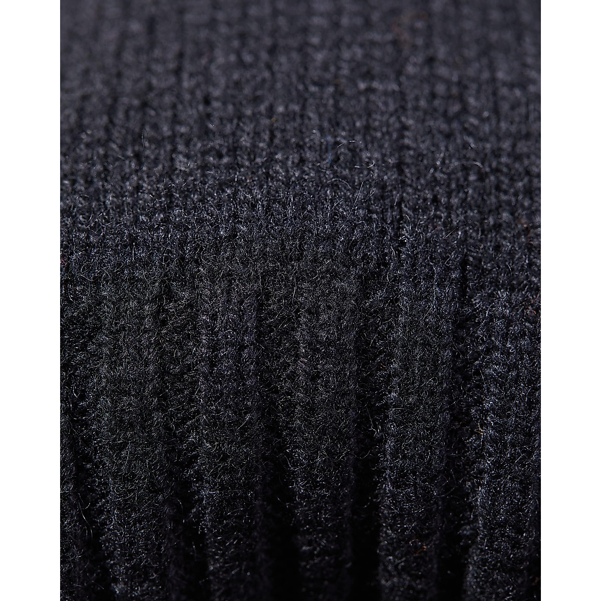 State Cashmere Jersey Knit Gloves with Ribbed Cuffs - Classic Design for Men & Women Made with 100% Pure Inner Mongolian Cashmere - Ultra Warm Winter Accessories - (Black, One Size)