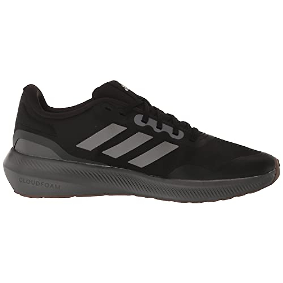 adidas Men's Runfalcon 3.0 Running Shoe, Black/Grey/Carbon, 9.5
