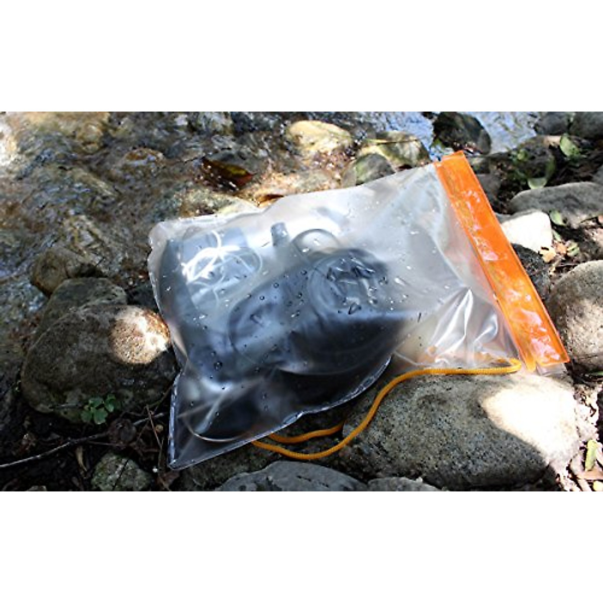 SE Set of 3 Waterproof Plastic Pouches with Hook and Loop Closure - TP126-3