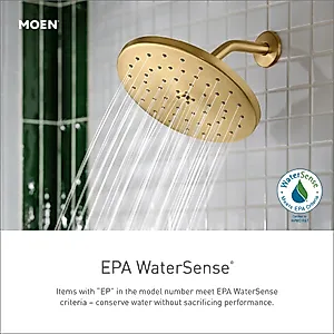 Moen UT3293EPBG Align M-CORE 3-Series 1-Handle Eco-Performance Tub and Shower Trim Kit, Valve Required, Brushed Gold