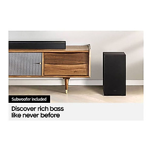 Samsung 2.1Ch 210W Soundbar with Wireless Subwoofer HW-A40M/ZA - Black