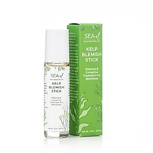 Sea El Kelp Blemish Stick Skincare Pimple Blackhead & Acne Spot Treatment Witch Hazel Rosemary & Tea Tree Oil Serum & Skin Toner for Women & Men, All Skin Types - .33 oz