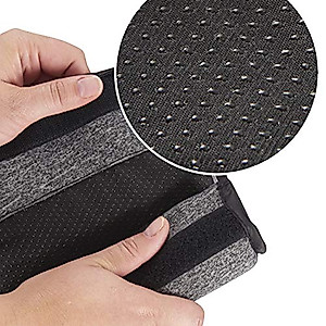 Arm Cushion for Infant Car Seat Handles (Gray Chevron Melange)