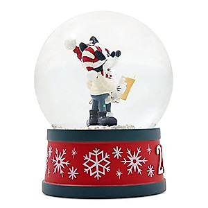 Disney Mickey and Minnie Mouse 2021 Holiday Snow Globe