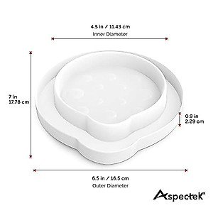 ASPECTEK Bed Bug Trap, Bed Bug Interceptor-Pack of 8. Insect Trap, Safe Eco Friendly, Bed Bug Eliminator (White)