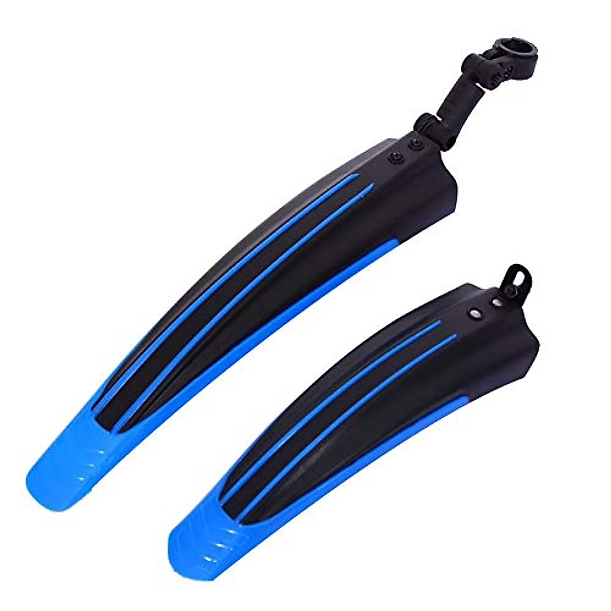 Opla3ofx 1 Pair Stylish Road Mountain Bicycle Mudguards, Mountain Bike Mud Tiles, Lightweight Front Rear Mud Guards Bicycle Mudguards Set for Tire Mountain Bike Black Dark Blue