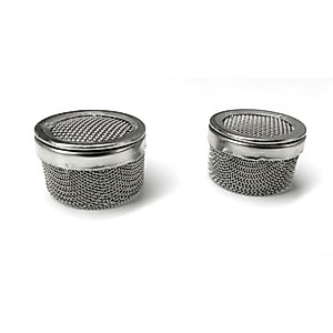 JTS Pack of 2 Mini Basket Ultrasonic Cleaner Small Parts Mesh Holder Cleaning and Holding