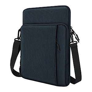 Dadanism 13 Inch Tablet Sleeve Shoulder Bag Carrying Case for iPad Pro 13" M4 2024, iPad Air 13" 2024, iPad Pro 12.9" M2, Galaxy Tab S10+ Plus/S9 FE+/S9+ Plus 12.4", reMarkable Paper Pro 11.8", Indigo