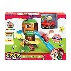 VTech CoCoMelon Go! Go! Smart Wheels Treehouse Track Set