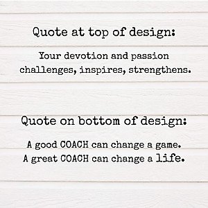 Thank You Swimming Lane Coach Gift, Ready to Frame, Gift for Man or Woman, Sign 8x10 Photo print, Quote, A good Coach can change a game, A Great coach can change a Life