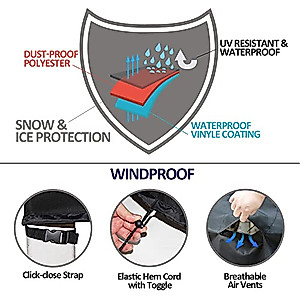 OYOUNGNI Patio Furniture Set Cover Waterproof, Heavy Duty 600D Outdoor Furniture Table and Chairs Covers, Rectangular Outdoor Sectional Sofa Set Cover, Black, 88"L x 58"W x 27.5"H