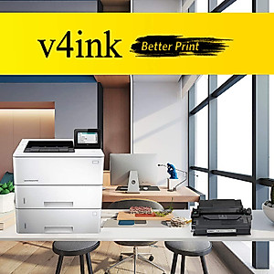 V4INK Compatible Toner Cartridge Replacement for HP 87X CF287X Toner for use in HP Laser jet Pro M501 M506 M527 M501dn M501n M506dn M506n M506x M527f M527dn Printer, 2 Packs high yield-18,000 Pages