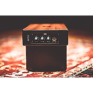 Meinl Pickup Slaptop Cajon Box Drum with Internal Snares and Forward Projecting Sound Ports - NOT MADE IN CHINA - Mahogany Playing Surface, 2-YEAR WARRANTY (PTOPCAJ4MH-M)