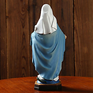 Simhoa 1pc Blessed Saint Virgin Mary Statue Wedding Gift Christmas Tabletop Decor