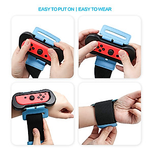 HEATFUN Switch Dance Wrist Bands, Switch Dance Accessories for Child and Adult, Switch Dance Wristband Compatible with Switch Dance 2023 2022 2021 2020 2019 and Switch Zumba Game