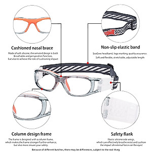 Sports Goggles Basketball Soccer Safety Goggles Eyewear cratch Resistant Protective Eyewear Kids Sports Adjustable Glasses