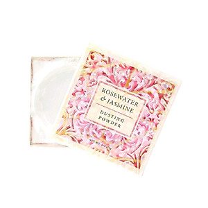 Greenwich Bay Trading Co. Dusting Powder, 4 Ounce, Rosewater & Jasmine - 2 PACK