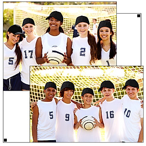 36 Pcs Black Baseball Cap Blank Trucker Hats Bulk Adjustable Denim Plain Dad Hats Unisex Sport Cap for Men Women(Black)