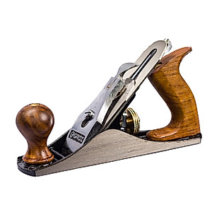 Groz 39701 SP/4 Smoothing Plane #4 50mm Cutter 260mm Length, Adjustable Hand Planer
