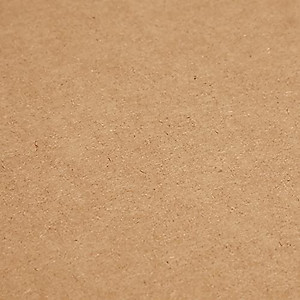 50 Sheets of Brown Kraft Paper or Wedding, Party Invitations, Announcements, Drawing, DIY Projects, Arts and Crafts, Scrapbooking, Letter Size, 176gsm (8.5 x 11 Inches)