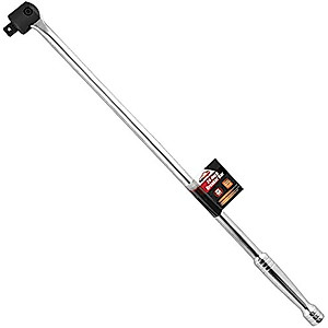EPAuto 1/2-inch Drive Click Torque Wrench + 1/2-Inch Drive by 24" Length Breaker Bar