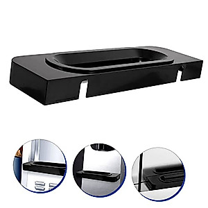 FUNOMOCYA Ice Cream Machine Accessories Ice Cream Accessories Receiving Plastic Large Black